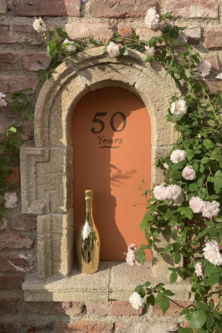 Cloister Windows - Medieaval Cloister Garden - Redwood Stone