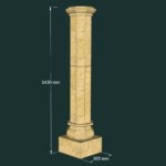 Standard Gothic Arch - Stone Garden Arch - Redwood Stone