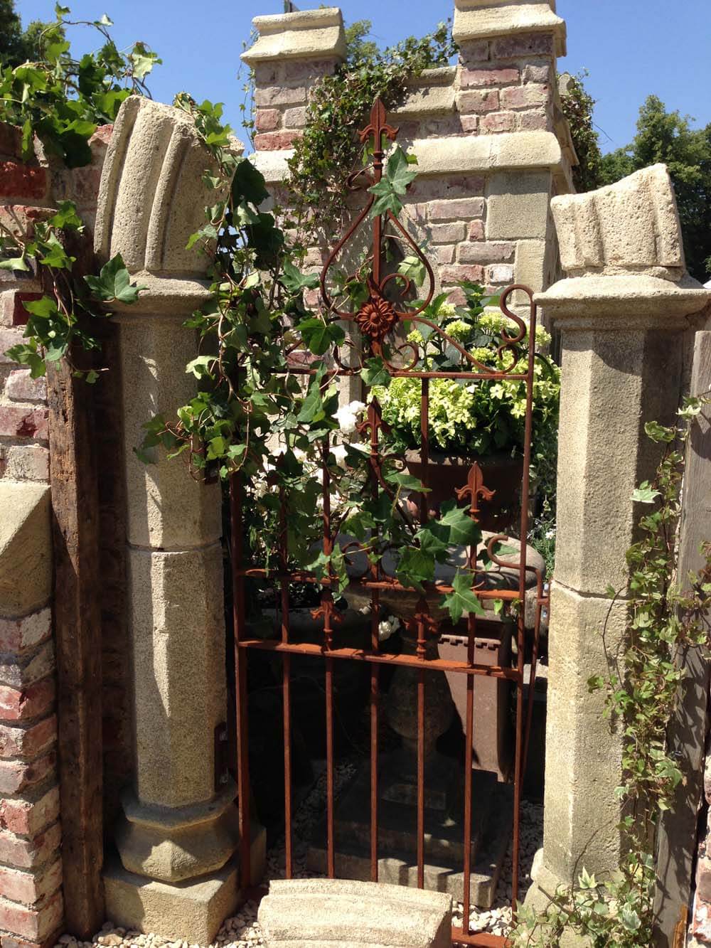 Wrought Iron Gates - Iron Gates for Arches - Redwood Stone