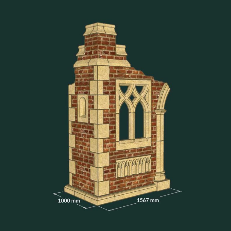 Castle Combinations - Sham Castle - Redwood Stone