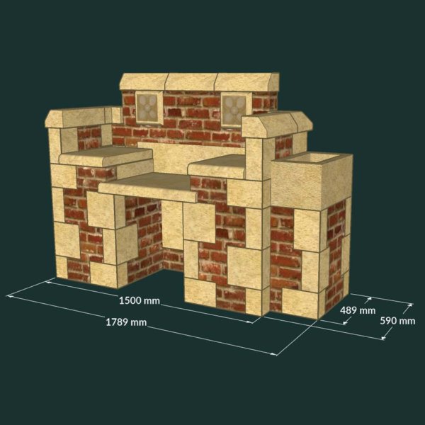 BBQ Surrounds - Summer BBQ - Redwood Stone