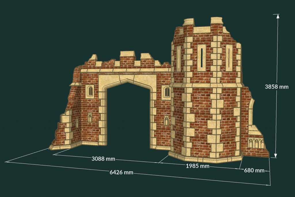 Gateway & Tower - Stone Garden Folly - Redwood Stone