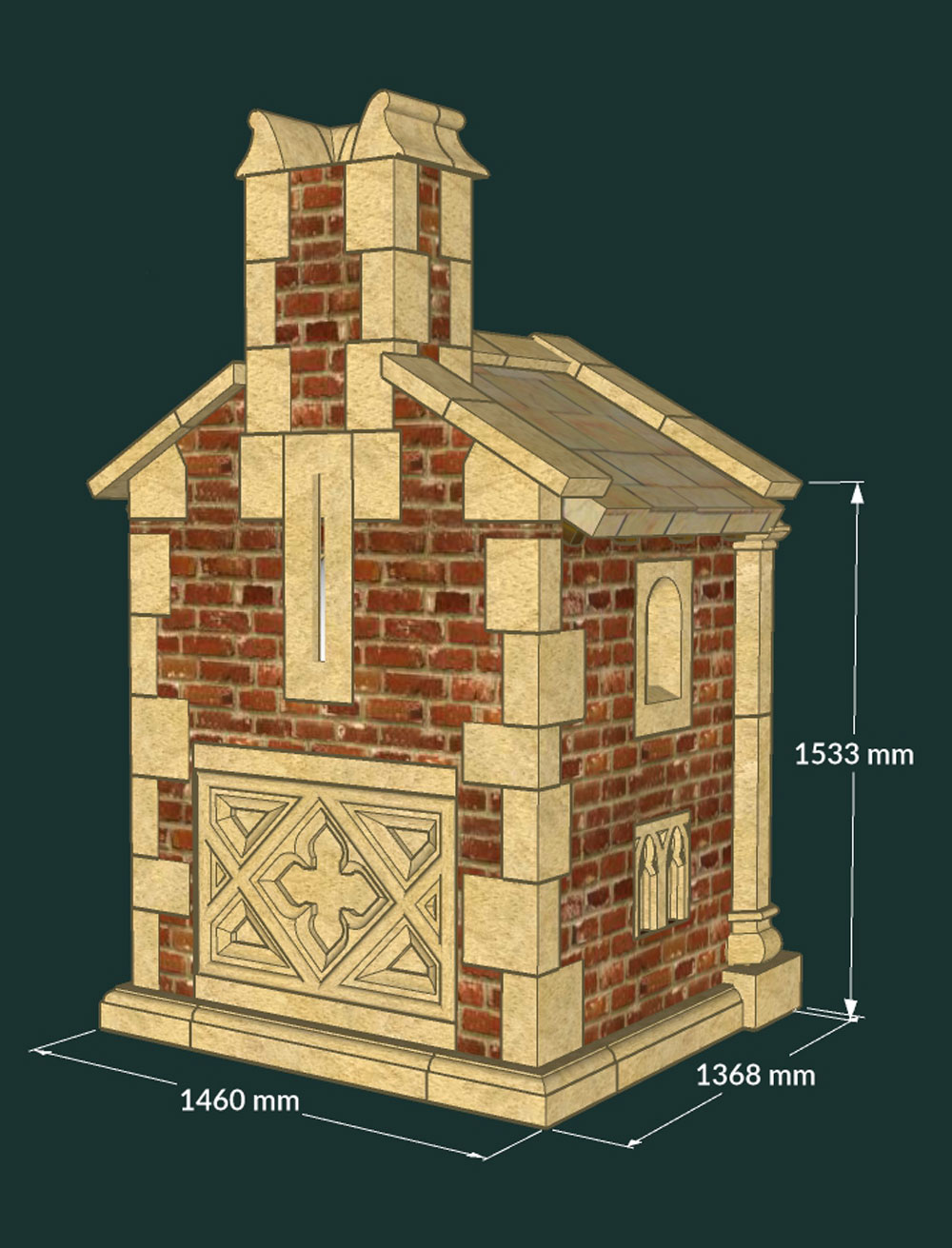 Oven Surrounds - Summer Kitchen - Outdoor Ovens - Redwood Stone