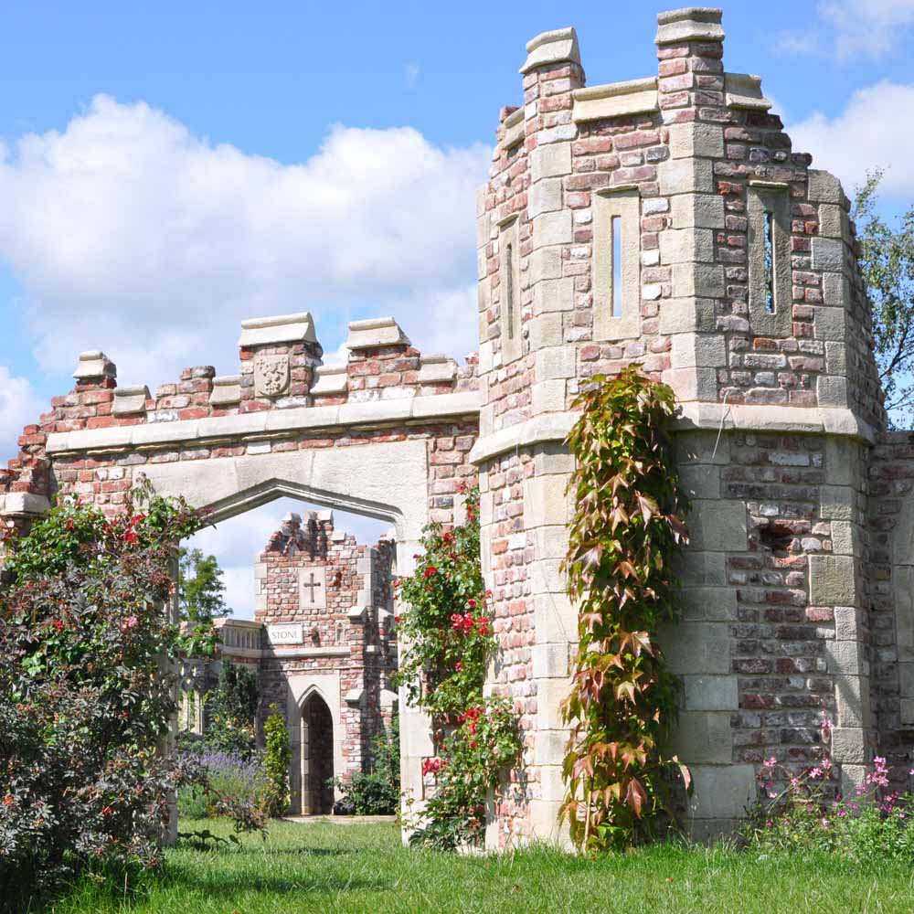 Gateway & Tower - Stone Garden Folly - Redwood Stone