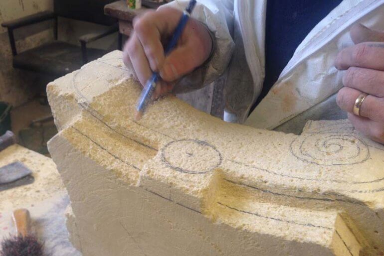 Authentic Finish Unique Aged Stone Finish - Mediaeval & time ravaged stone