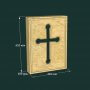 Arrow Cross Window - Castle Windows - Redwood Stone