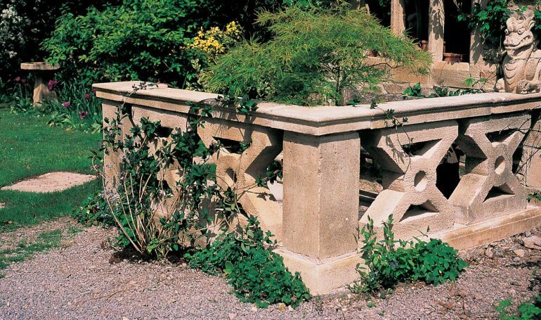Mediaeval Balustrade - Stone Folly Period Features - Redwood Stone