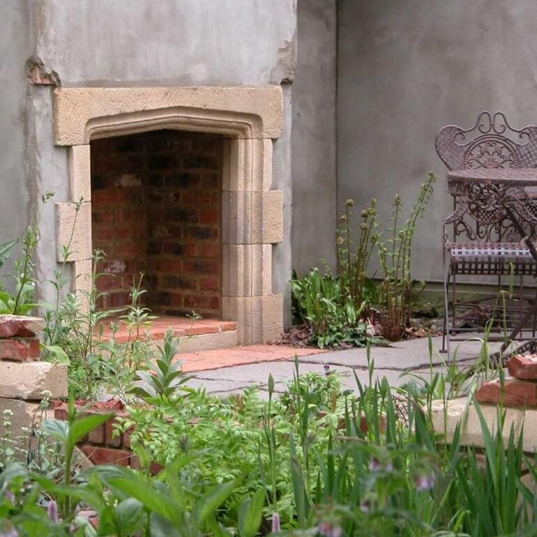 Fireplaces - Stone Fireplace Surround - Redwood Stone