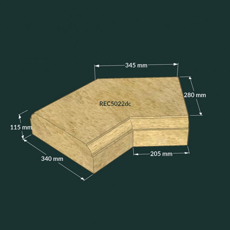 Plinths - Garden Folly Walling - Base Stones - Redwood Stone