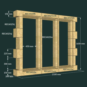 Mullion Windows - Stone Mullion Windows - Redwood Stone