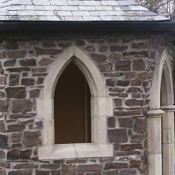 Gothic Arch Windows - Gothic Folly Parts - Redwood Stone