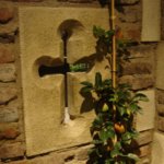 Arrow Cross Window - Castle Windows - Redwood Stone