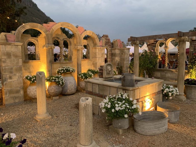 Redwood Stone - Projects - Stone Folly & Italianate Garden Projects