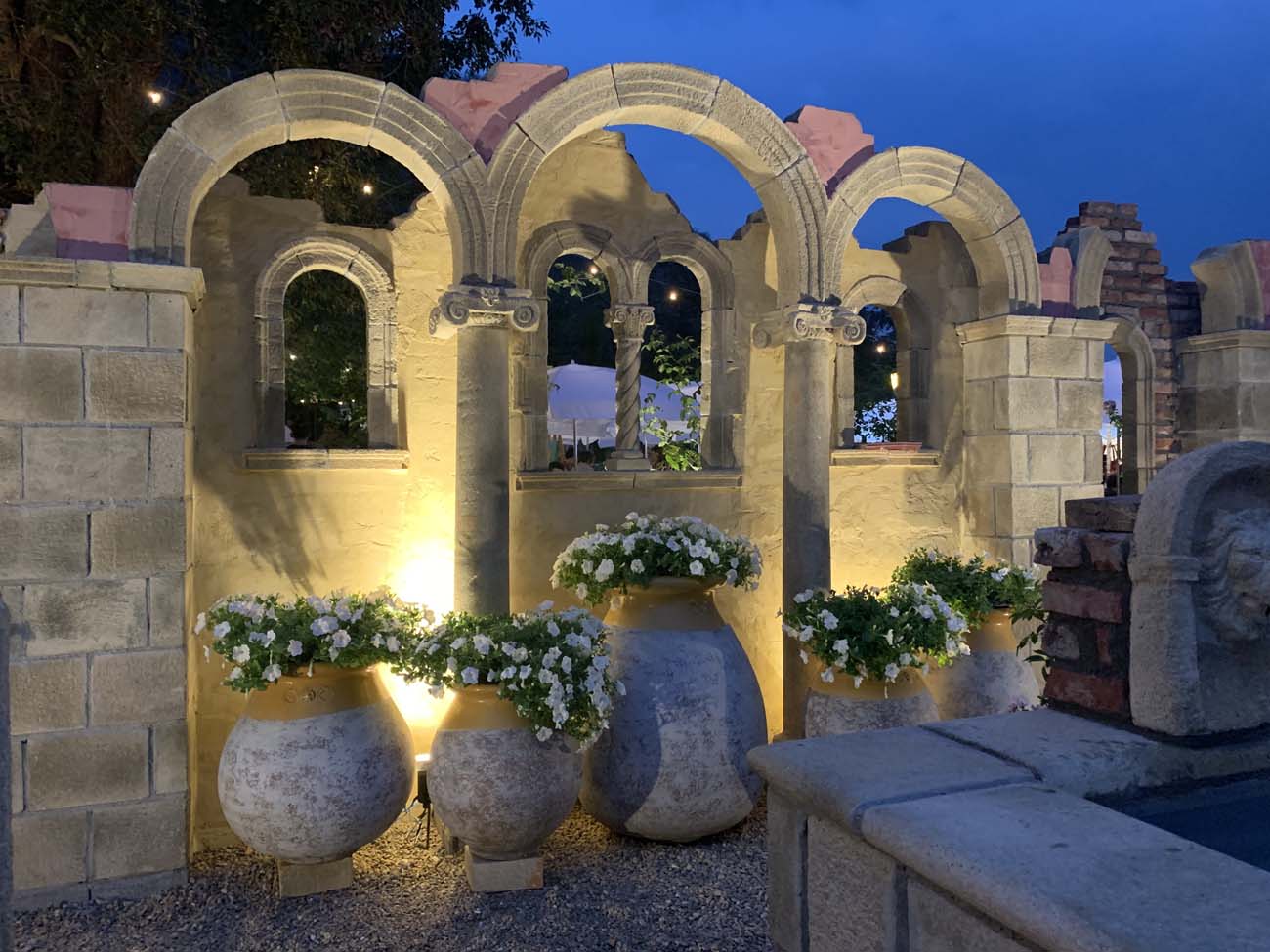 Redwood Stone - Projects - Stone Folly & Italianate Garden Projects