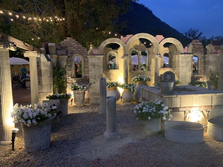 Redwood Stone - Projects - Stone Folly & Italianate Garden Projects