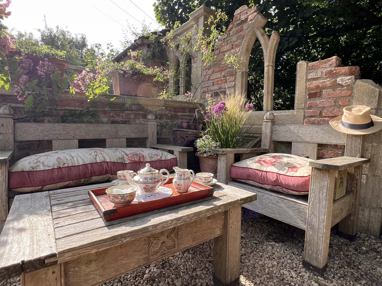 Redwood Stone - Folly & Garden - The Stoneworks, Wells, Somerset