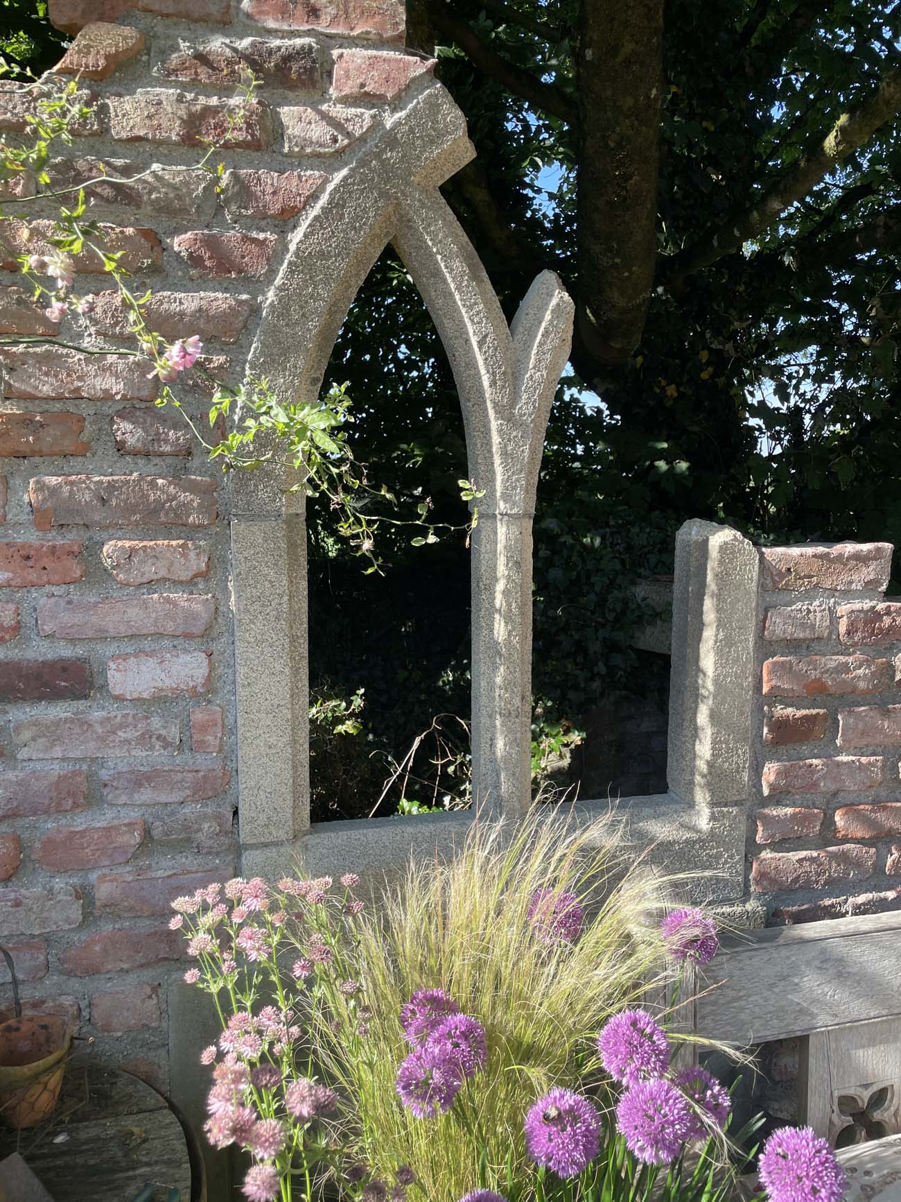 Redwood Stone - Folly & Garden - The Stoneworks, Wells, Somerset