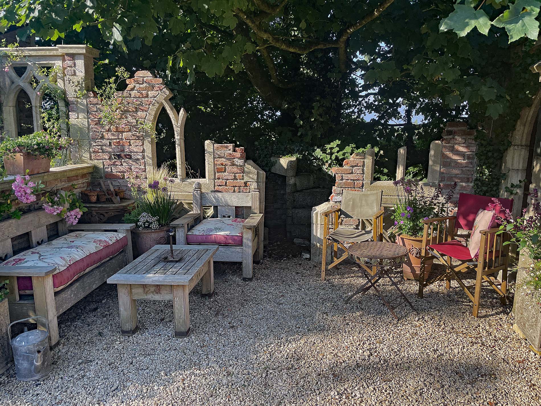 Redwood Stone - Folly & Garden - The Stoneworks, Wells, Somerset