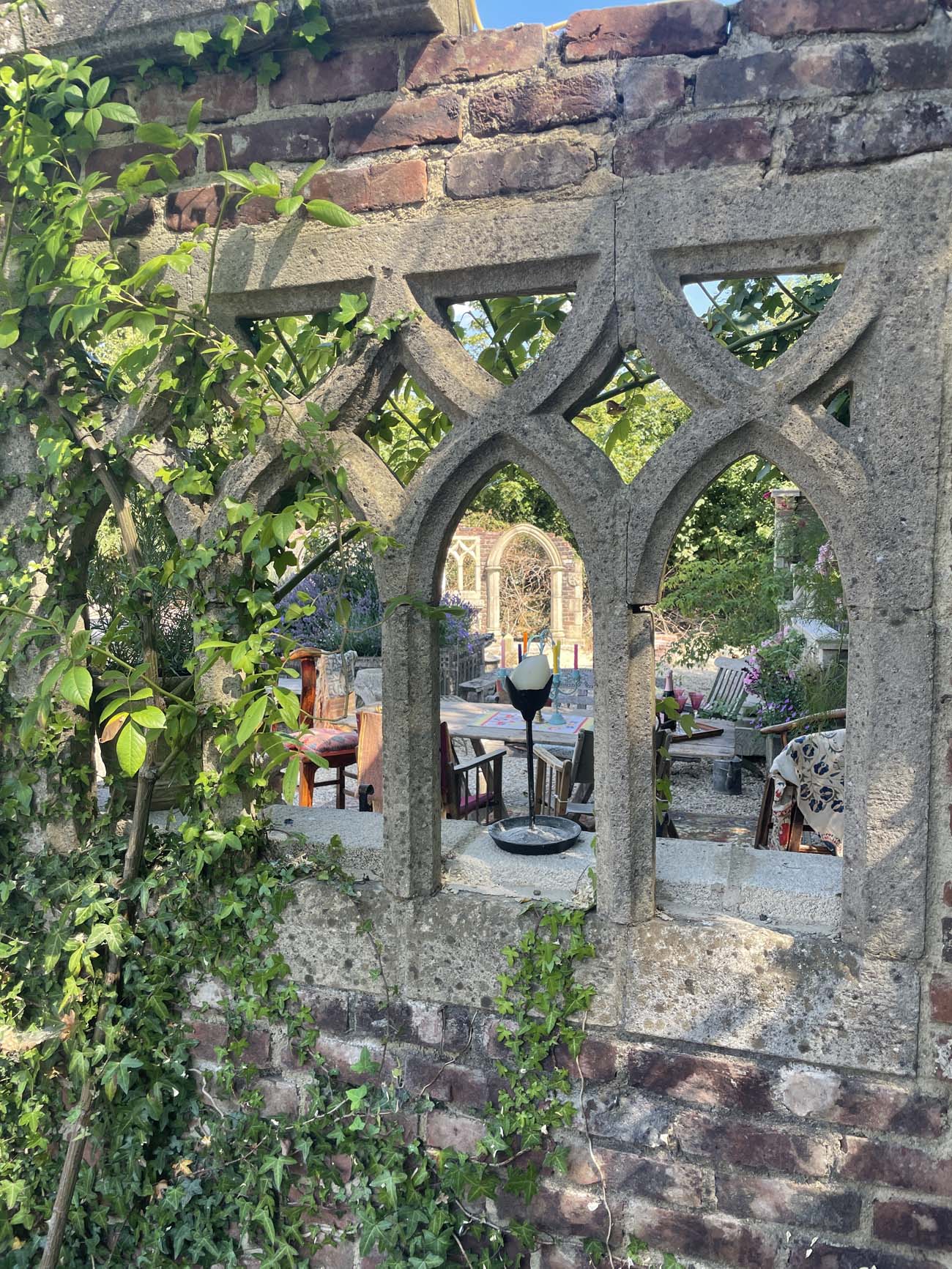 Redwood Stone - Folly & Garden - The Stoneworks, Wells, Somerset