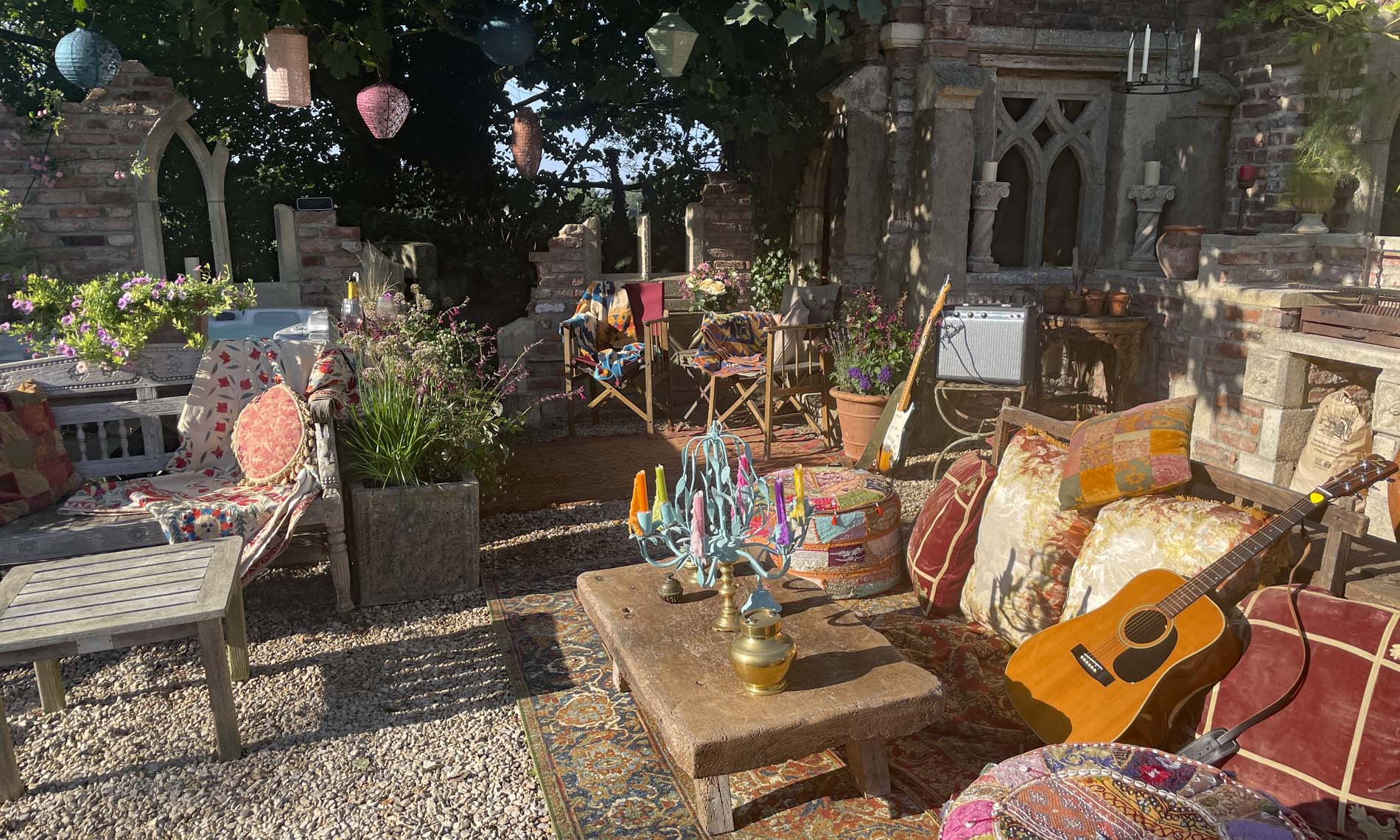 Redwood Stone - Folly & Garden - The Stoneworks, Wells, Somerset